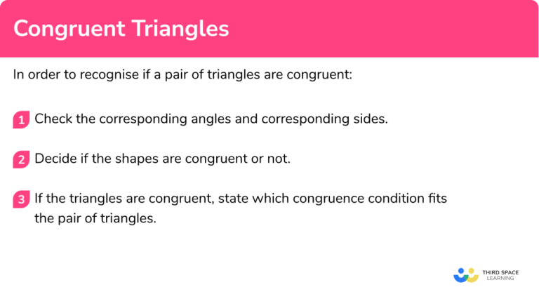 Congruent Triangles - GCSE Maths - Steps & Examples