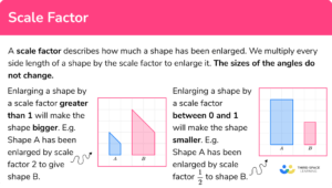 Scale Factor - GCSE Maths - Steps, Examples & Worksheet