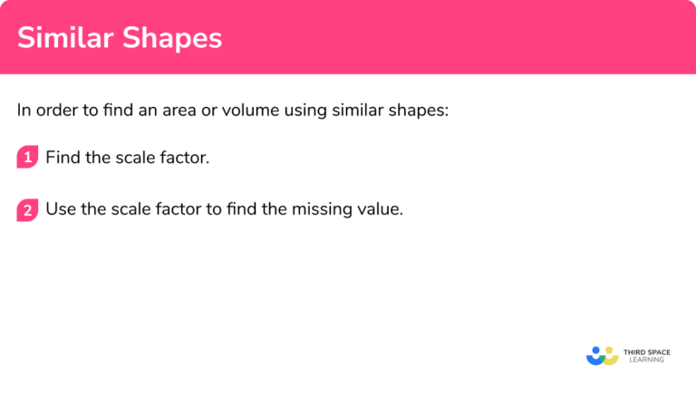 Similar Shapes - GCSE Maths - Steps, Examples & Worksheet