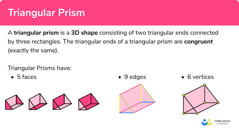 Triangular Prism - GCSE Maths - Steps, Examples & Worksheet Triangular Prism - GCSE Maths - Steps, Examples & Worksheet