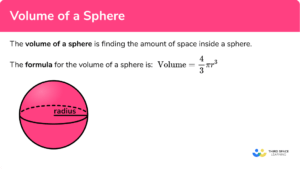 Volume Of A Sphere - GCSE Maths - Steps & Examples