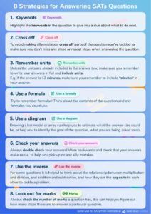 8 Strategies For Answering SATs Questions