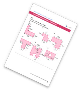 Area Of Compound Shapes Worksheet GCSE Maths [FREE] - Third Space Learning