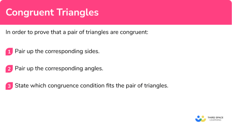 Congruent Triangles - GCSE Maths - Steps & Examples