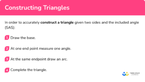 Constructing Triangles - GCSE Maths - Steps & Examples