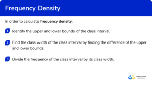 Frequency Density - GCSE Maths - Steps, Examples & Worksheet
