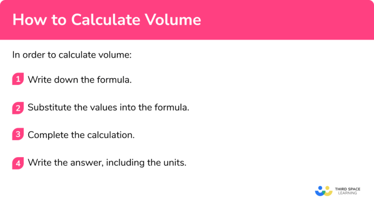 How To Calculate Volume - GCSE Maths - Steps & Examples