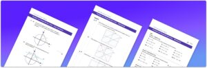 Parallel And Perpendicular Lines Worksheet - GCSE Maths [FREE]