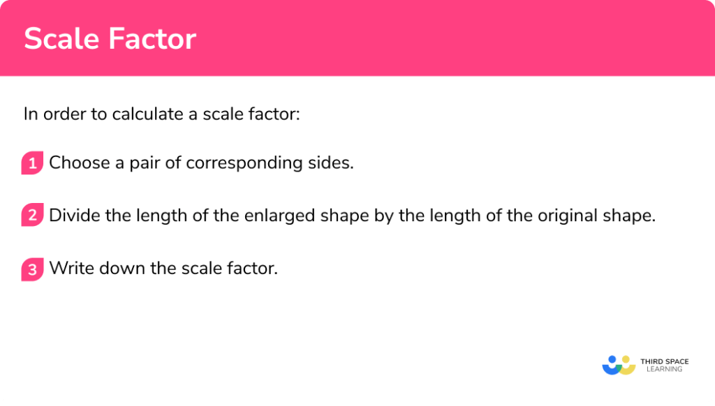  Scale Factor GCSE Maths Steps Examples Worksheet