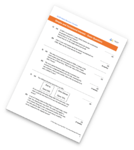 Simple And Compound Interest Worksheet - GCSE Maths [FREE] - Third ...