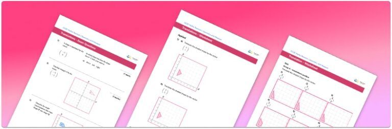 Translation - GCSE Maths - Steps, Examples & Worksheet