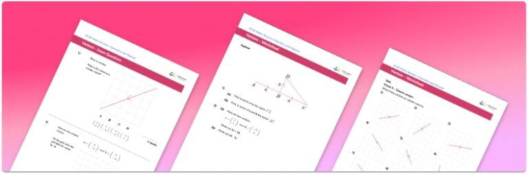 Vector Addition - GCSE Maths - Steps, Examples & Worksheet