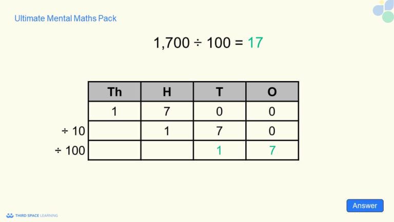 FREE 150 Mental Maths Questions And Answers For Year 3 to Year 6 ...