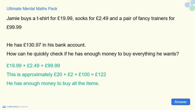 FREE 150 Mental Maths Questions And Answers For Year 3 to Year 6 ...