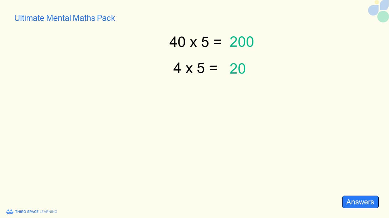 FREE 150 Mental Maths Questions And Answers For Year 3 to Year 6 ...