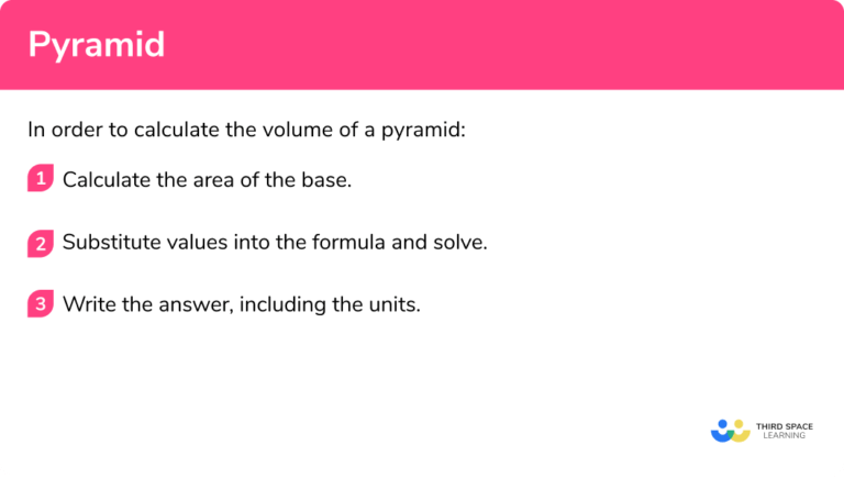 Pyramid Gcse Maths Steps Examples And Worksheet