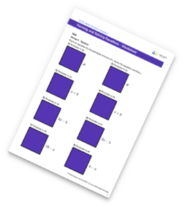 Forming And Solving Equations Worksheet - GCSE Maths [FREE] - Third ...