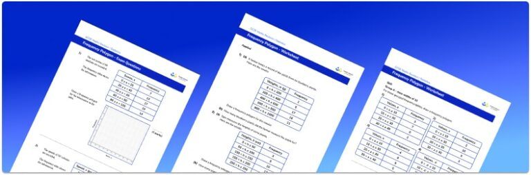 Frequency Polygon Worksheet - GCSE Maths [FREE] - Third Space Learning