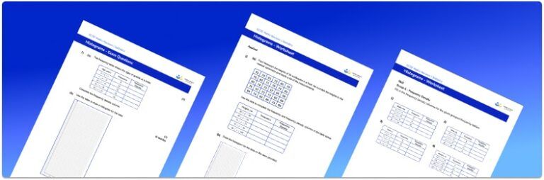Histograms Worksheet - GCSE Maths [FREE] - Third Space Learning