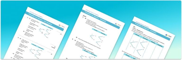 Tree Diagram Worksheet - GCSE Maths [FREE] - Third Space Learning