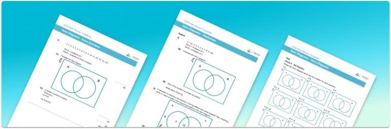 Set Notation - GCSE Maths - Steps, Examples & Worksheet