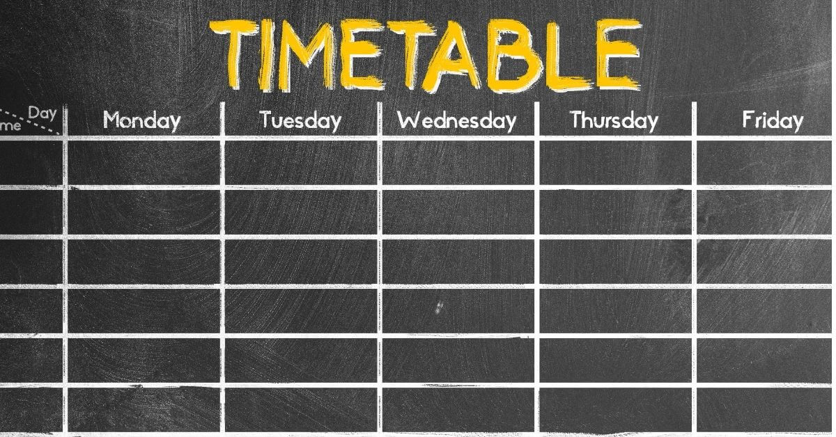 Free Revision Timetable Template And How To Make Your Own
