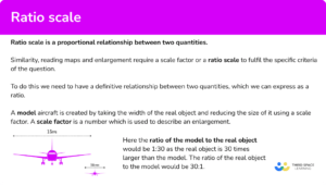 Ratio Scale - GCSE Maths - Steps, Examples & Worksheet