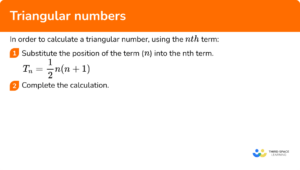 Triangular Numbers - GCSE Maths - Steps, Examples & Worksheet