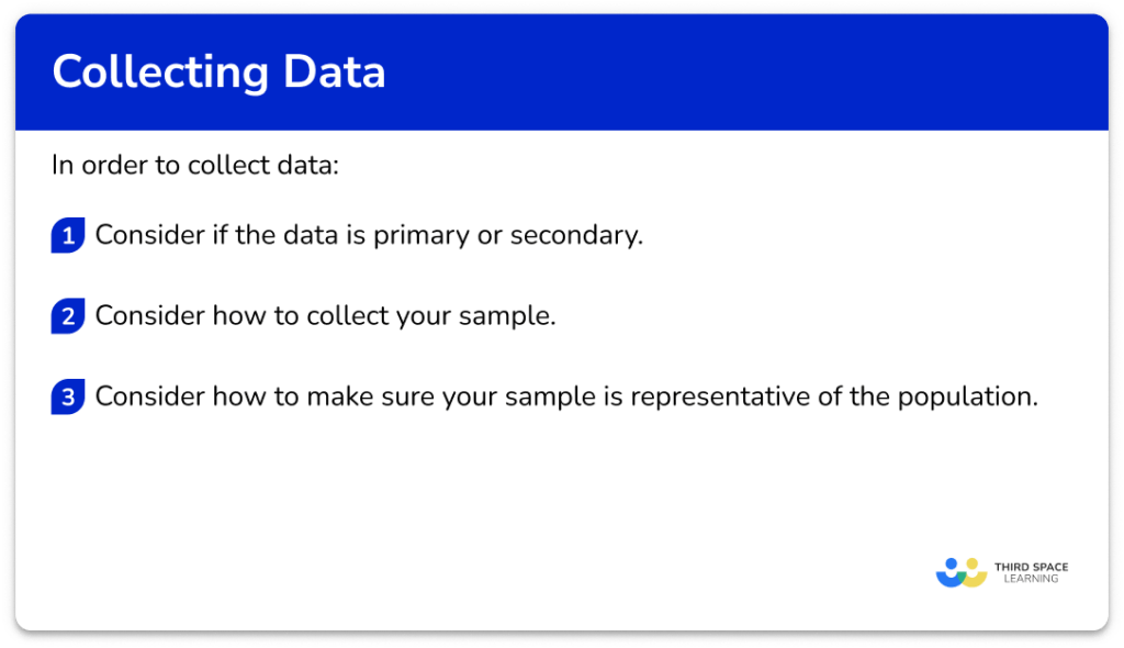 Collecting Data - GCSE Maths - Steps, Examples & Worksheet