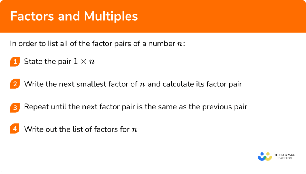 Factors And Multiples - GCSE Maths - Steps & Examples