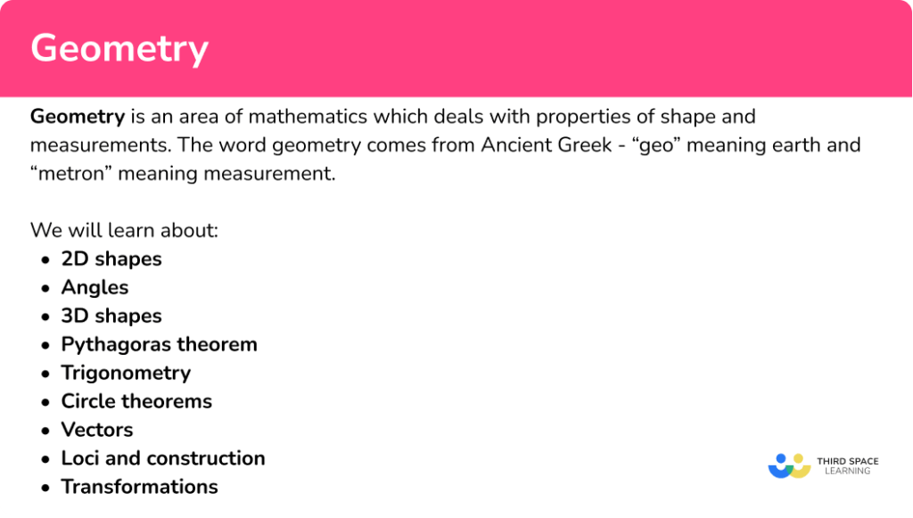 Geometry - Maths GCSE - Steps, Examples & Worksheet