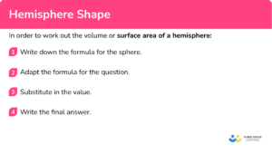Hemisphere Shape - GCSE Maths - Steps, Examples & Worksheet
