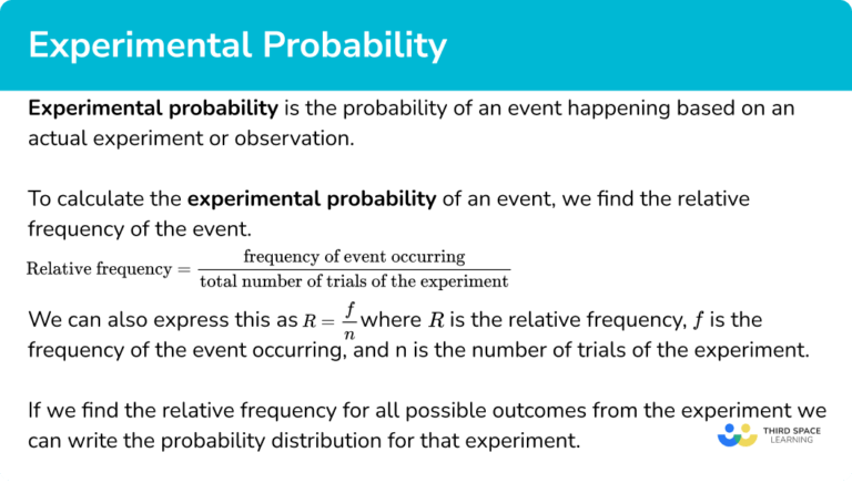 Probability Distribution Worksheet - GCSE Maths [FREE] - Third Space ...
