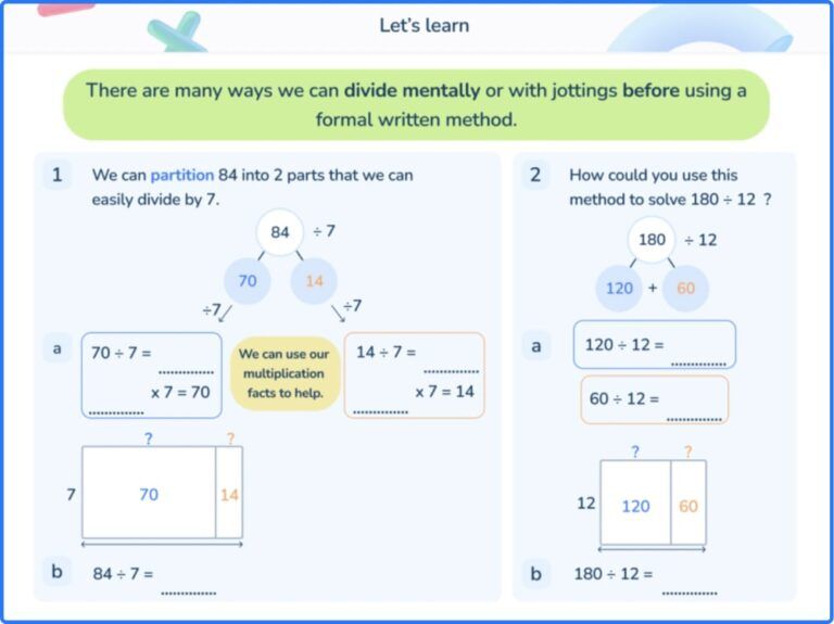 Long Division Method At KS2 [With Free Worksheets]