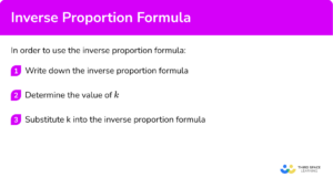 Inverse Proportion Formula - GCSE Maths - Steps & Examples