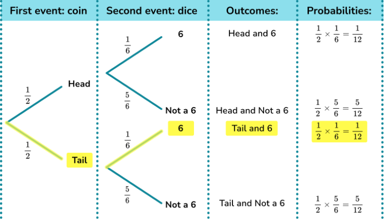 Probability Tree Diagram - GCSE Maths - Steps, Examples & Worksheet