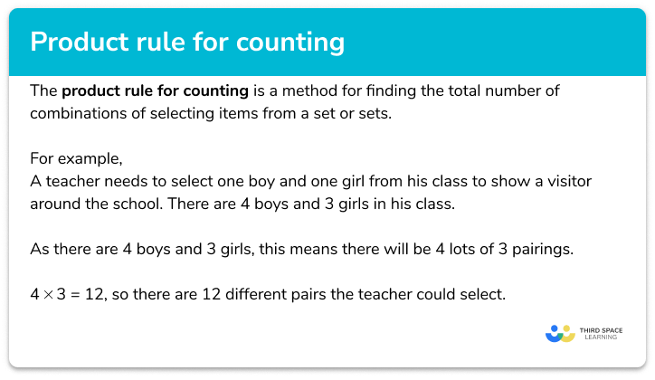 Product Rule For Counting GCSE Maths Steps Examples Worksheet Product Rule For Counting GCSE Maths Steps Examples Worksheet