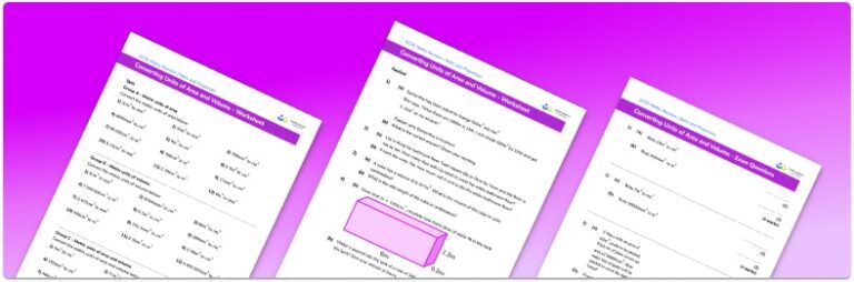 Converting Units Of Area And Volume - GCSE Maths - Steps & Examples