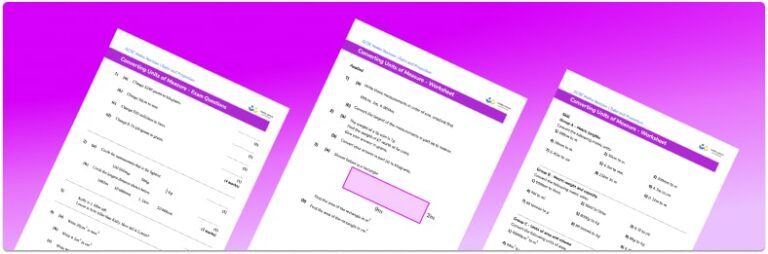 Converting Units Of Measure Worksheet - GCSE Maths [FREE] - Third Space ...