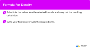Formula For Density - GCSE Maths - Steps & Examples
