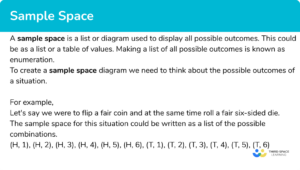 Sample Space Diagram - GCSE Maths - Steps & Examples