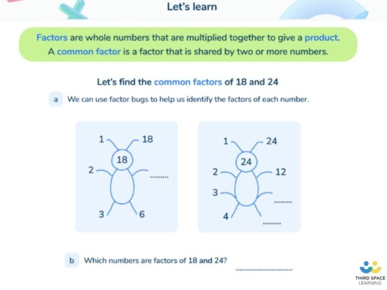 FREE What Are Factors: Explained for Primary School Worksheets - Third ...