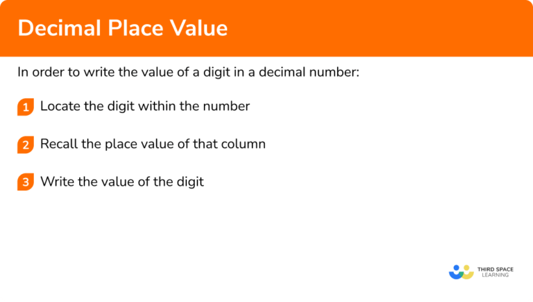 Decimal Place Value - GCSE Maths - Steps & Examples