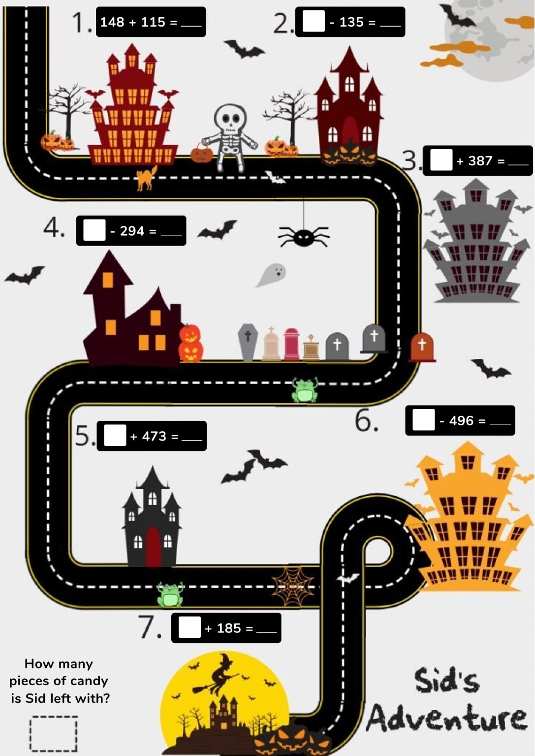 7 FREE Spooky Halloween Math Activities And Games