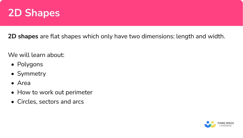 2D Shapes - GCSE Maths - Steps, Examples & Worksheet