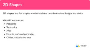 2D Shapes - GCSE Maths - Steps, Examples & Worksheet