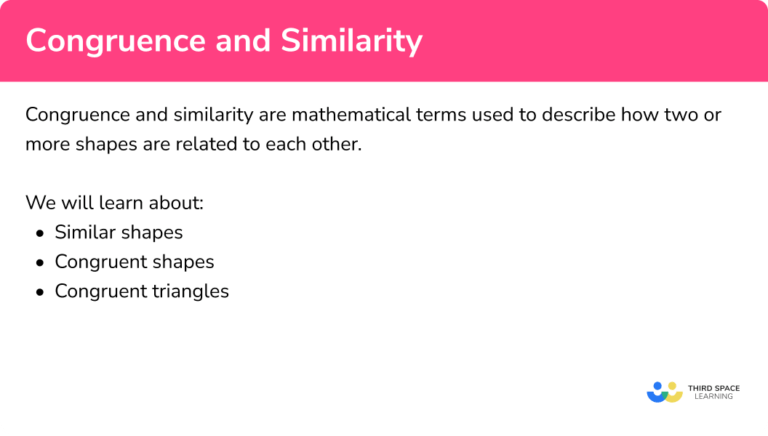Congruence And Similarity - GCSE Maths - Steps & Examples