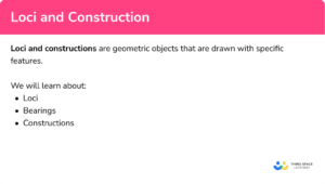 Loci And Construction - GCSE Maths - Steps & Examples