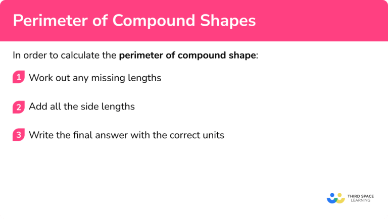 Perimeter Of Compound Shapes - GCSE Maths Steps & Examples