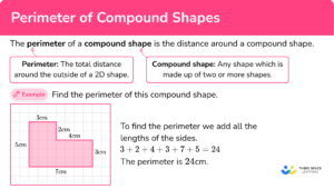 Perimeter Of Compound Shapes - GCSE Maths Steps & Examples